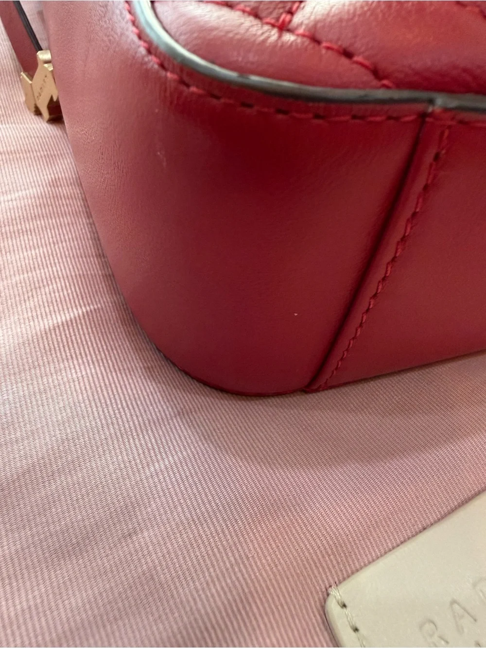 RADLEY LONDON | Bags | Radley London Dorset Street Quilted Red Leather ...